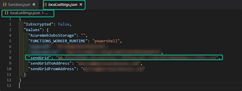 using the azure functions sendgrid output binding with