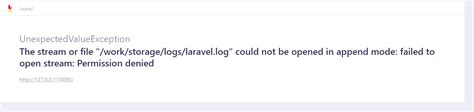 dockerでlaravelを入れているとpermissiondeniedエラーが出た qiita