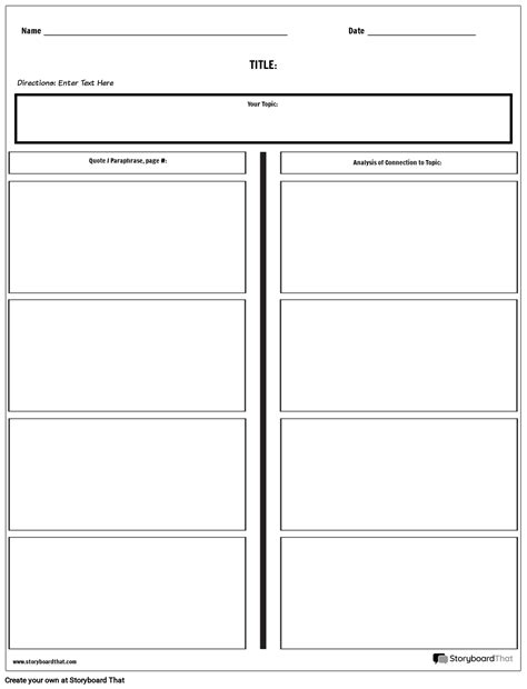 Critical Analysis 3 القصة المصورة من قبل Worksheet Templates