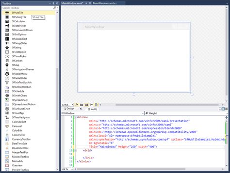 getting started with wpf hub tile control syncfusion