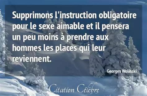 Citation Georges Wolinski Sexe Supprimons Linstruction Obligatoire