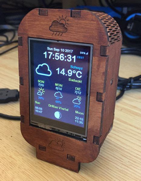 lcd weatherstation with esp8266 arduino projects weather station