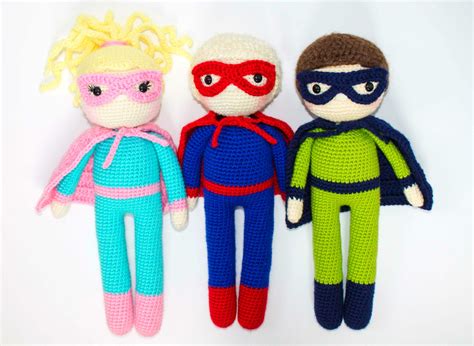 the friendly superhero a free crochet pattern