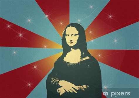 Sticker Mona Lisa Pixers Nl