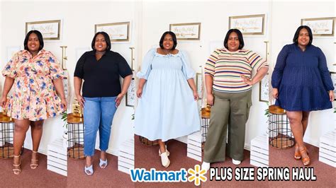 Walmart Spring Plus Size Haul Affordable Plus Size Fashion 2023 Youtube