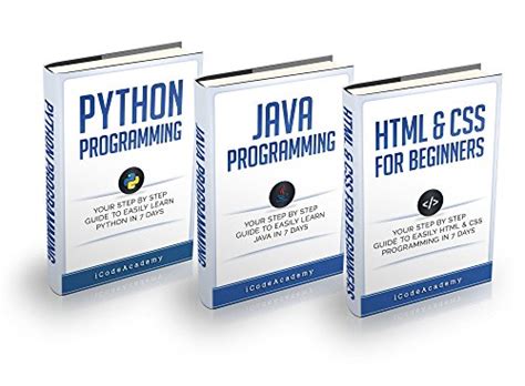 programming for beginners 3 manuscripts in 1 bundle python for