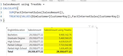 building a virtual relationship in power bi basics of treatas dax