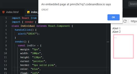 javascript adding click event to react js stack overflow