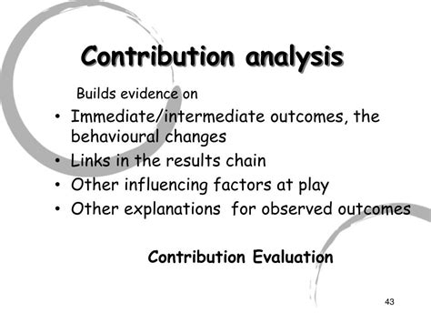 Ppt Workshop On Using Contribution Analysis To Address Cause Effect