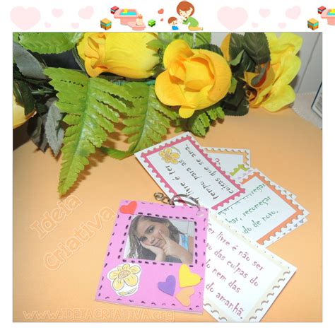 Dia Das Mães Lembrancinha Chaveiro Com Porta Retrato E Texto De Augusto