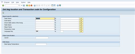 how to find the img path with transaction codes for configuration of