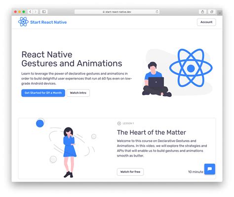 react native gestures and animations you only have 16ms to render