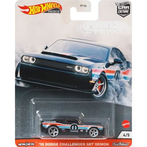 Hot Wheels Gjr04 18 Dodge Challenger Srt Demon 1 64 Hot Wheels