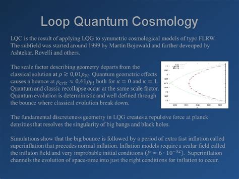 Loop Quantum Cosmology Lqc The Application Of Loop