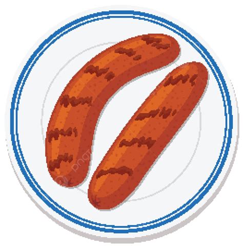 Vista Aérea De Comida En Plato Clipart Comida De Dibujos Animados