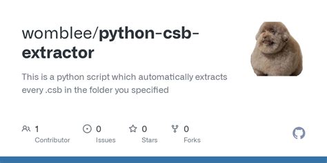 github womblee python csb extractor this is a python script which
