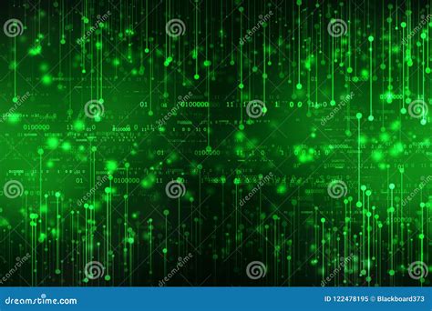 Binary Code Background Digital Abstract Technology Background Stock