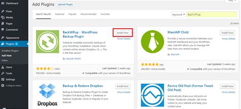 how to backup your wordpress site using backwpup plugin in 2018
