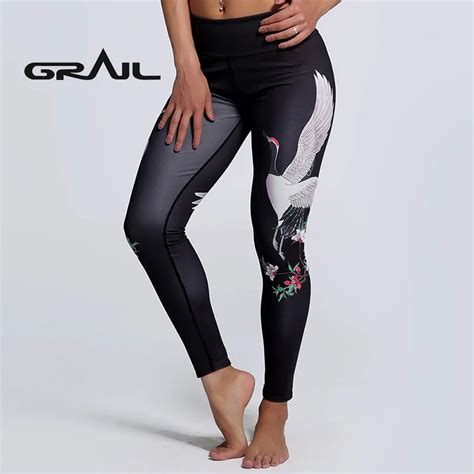 Grail Women Style Scale Mermaid Print Leggings Long Trousers Yoga Pants