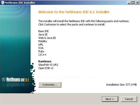 java netbeans ide netbeans ide 6 1 ve jdk java development kit