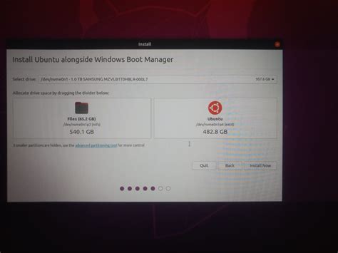 dual booting thinkpad l13 with ubuntu 20 be humble