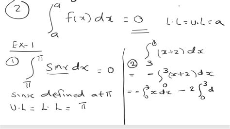 Ap Calculus Properties Of Definite Integral Youtube