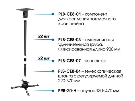 Универсальный потолочный комплект для крепежа Fix Plb Ce8 00 Ctc Capital