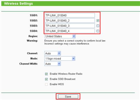 how do i configure multi ssid on wireless router tp link