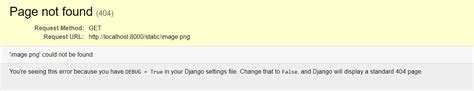 python static file images not found django stack overflow