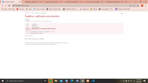javascript typeerror setemail is not a function stack overflow