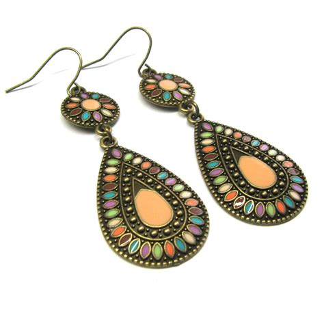 Boho Rainbow Earrings Rambling Rose