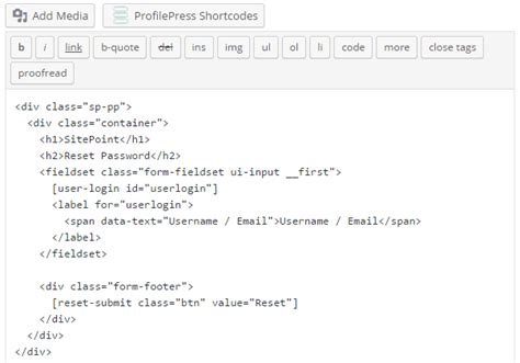 registration html code amulette