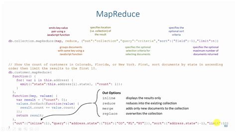 nosql mapreduce in mongodb youtube