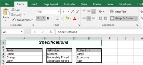 how to center text across multiple cells in excel