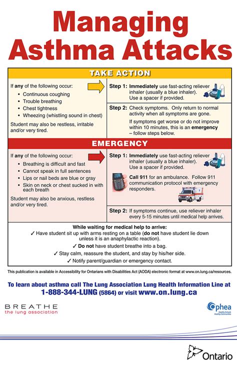 Strategies For Managing An Asthma Attack Ontario Physical Activity