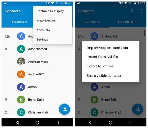 how to backup contacts on android android apps for me