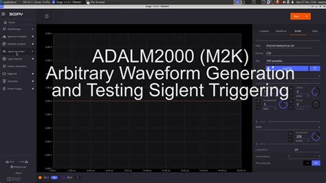 adalm2000 m2k arbitrary waveform generation and testing advanced