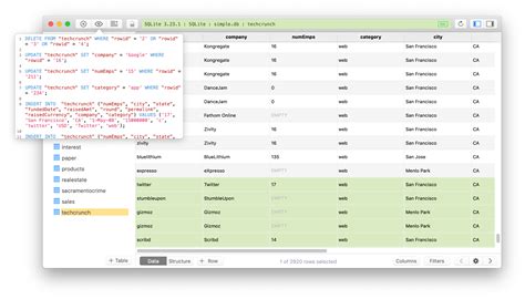 Tableplus Sqlite Browser The Best Sqlite Db Manager On Mac Tableplus
