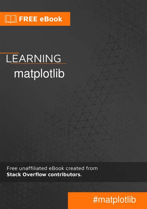 learning python matplotlib pdf free download books