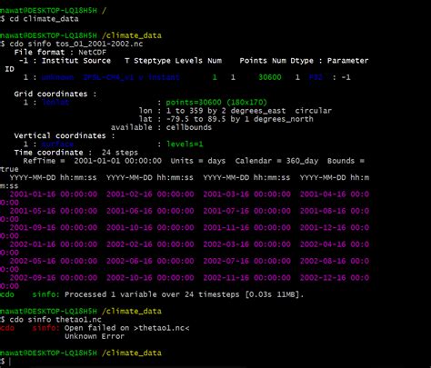 open failed on file nc