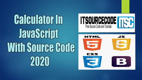 calculator in javascript with source code source code projects images
