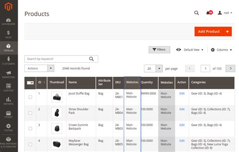 configure magento 2 product grid inline editor magefan