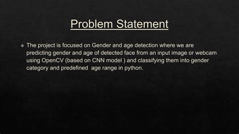Gender And Age Detection Using Opencv Pptx