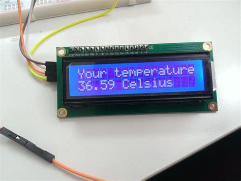 arduino thermometer lcd i2c arduino lcd thermometer