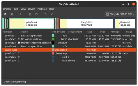 disk partitioning in ubuntu using gparted geeksforgeeks