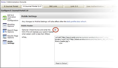 360 core e journal portal administration console 2 0 mobile