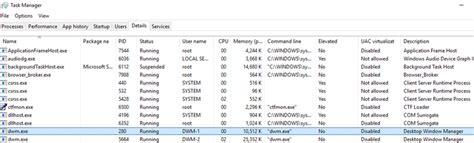 what s the desktop window manager dwm exe process in windows 10