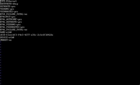 centos 7 network config