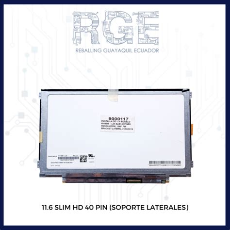 Pantalla 11 6 Slim Hd 40 Pines S Laterales Reballing Guayaquil