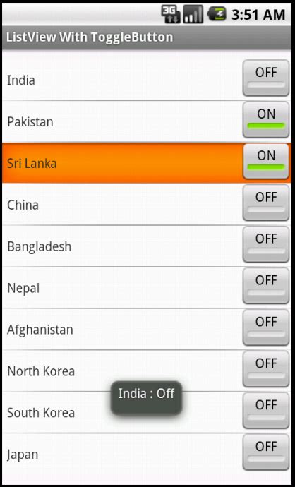 android listview with checkbox tutorial